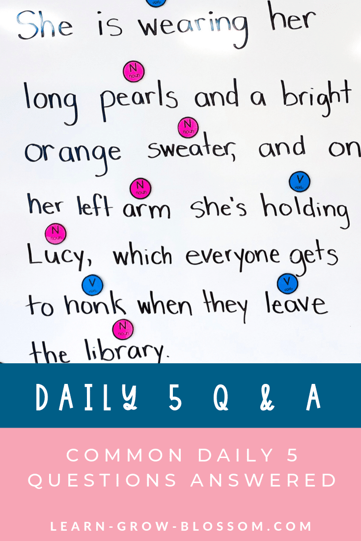 What is Daily 5?: Common Questions Answered - Learn Grow Blossom