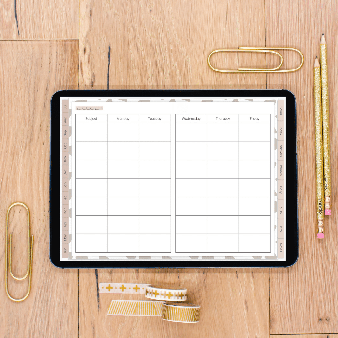 You Need A Google Slides Teacher Planner - Learn Grow Blossom