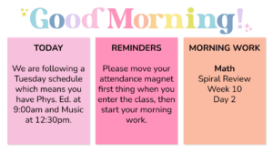 Try Morning Slides for a Calm Morning Classroom Routine