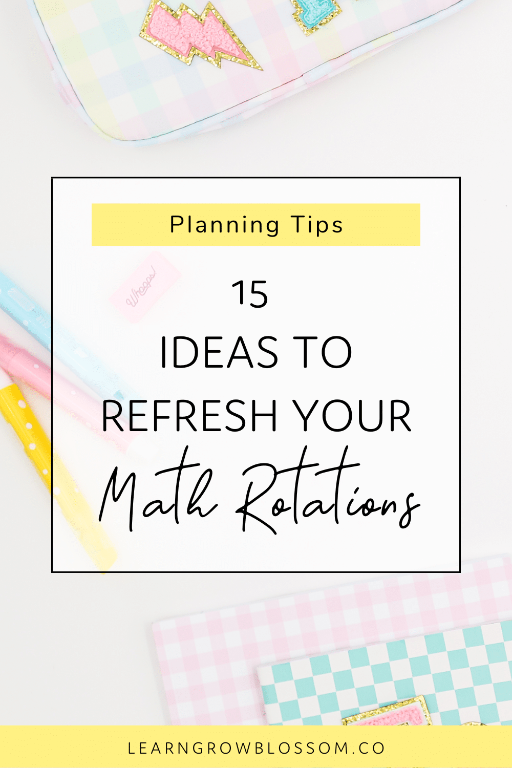 15 Ideas for Rotations in Math in Upper Elementary