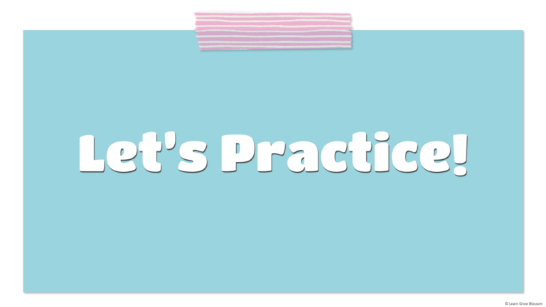 5 Musts for First Day of School Slides - Learn Grow Blossom