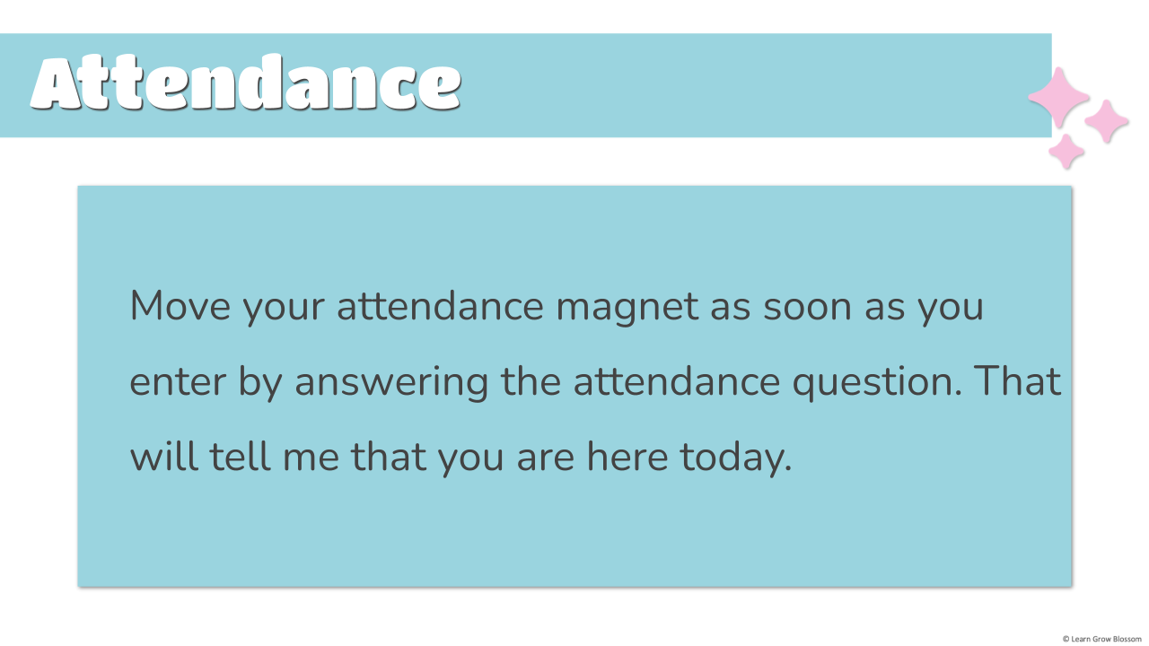 5 Musts for First Day of School Slides - Learn Grow Blossom