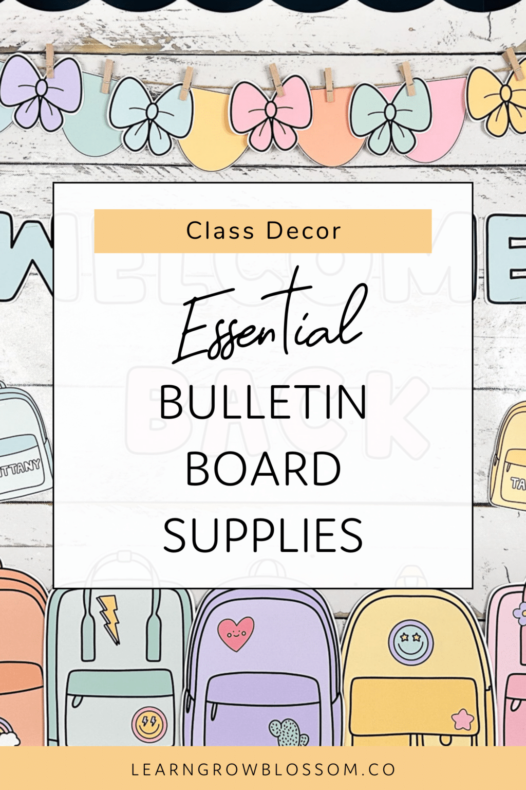 Bulletin Board Supplies You Need To Print Bulletin Board Sets for the ...