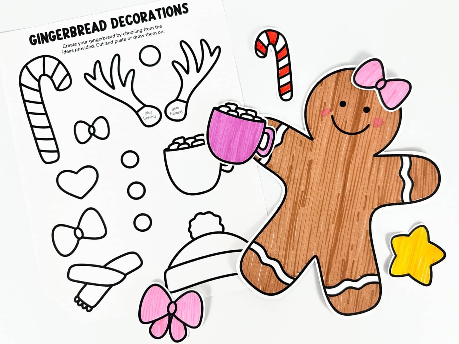 A Gingerbread Man Craft & Writing - Learn Grow Blossom