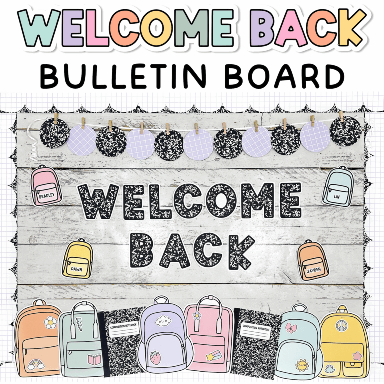 2 Trendy Ideas for Welcome Back Bulletin Boards